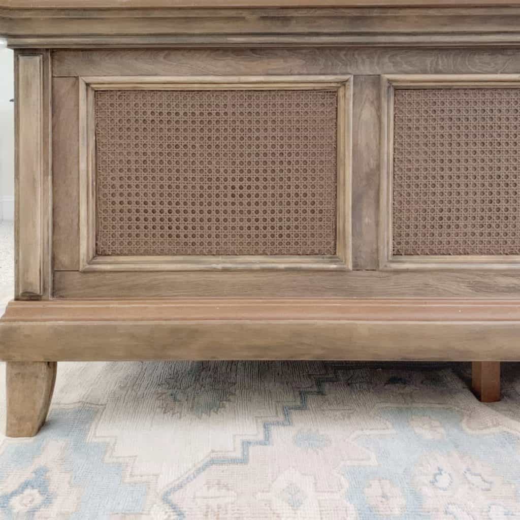 Refinished Cane Bed Tutorial - The Coastal Oak