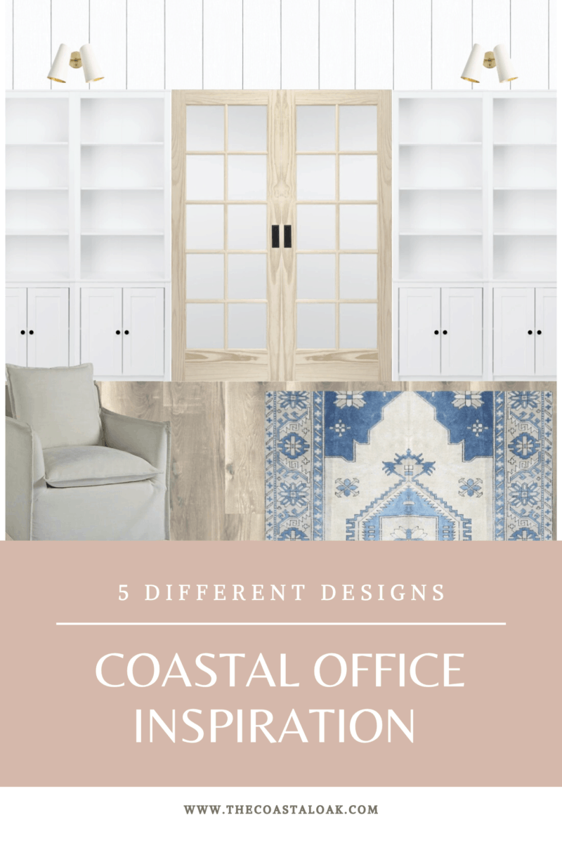 Coastal Office Decor Plans + Inspiration - The Coastal Oak