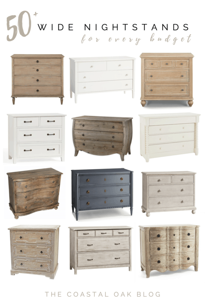 Wide Nightstand Options for Every Style | The Coastal Oak