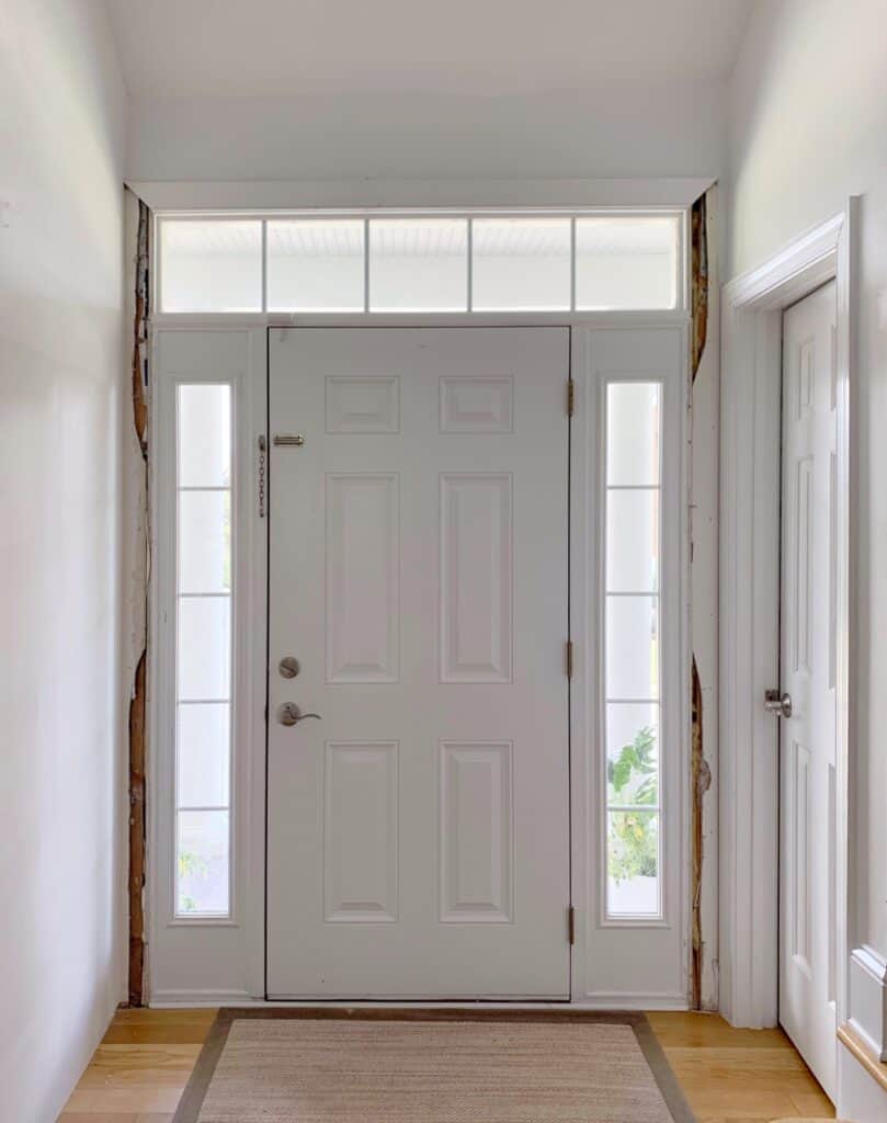 Replacing Our Single Front Door with Double Front Doors - The Coastal Oak