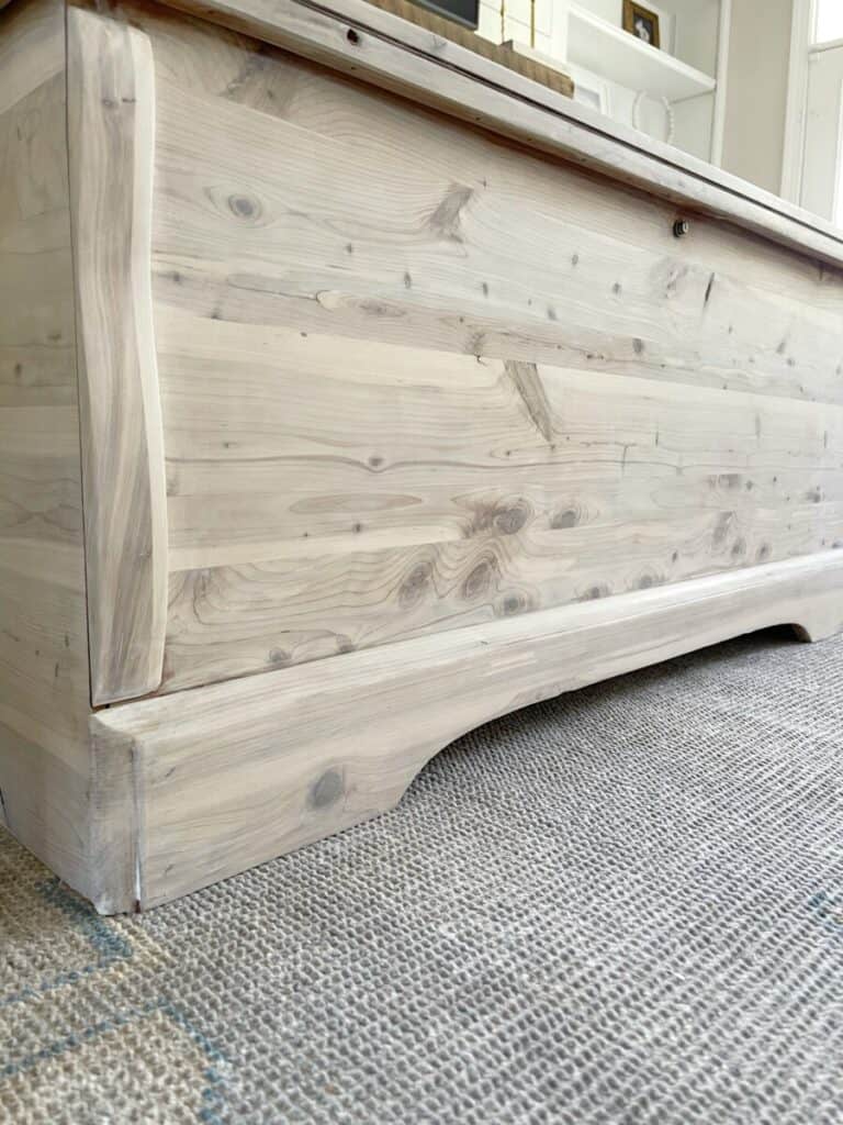 Refinishing and Bleaching Wood: My Heirloom Cedar Hope Chest - The ...