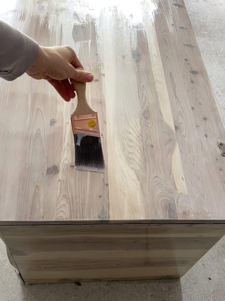 Refinishing and Bleaching Wood: My Heirloom Cedar Hope Chest - The ...