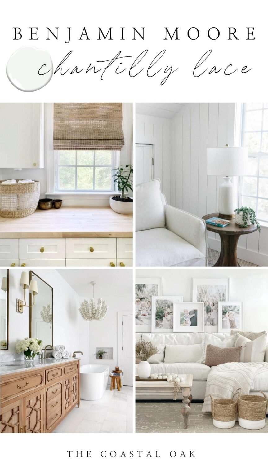 Chantilly Lace, A Perfect True White Paint Color | The Coastal Oak