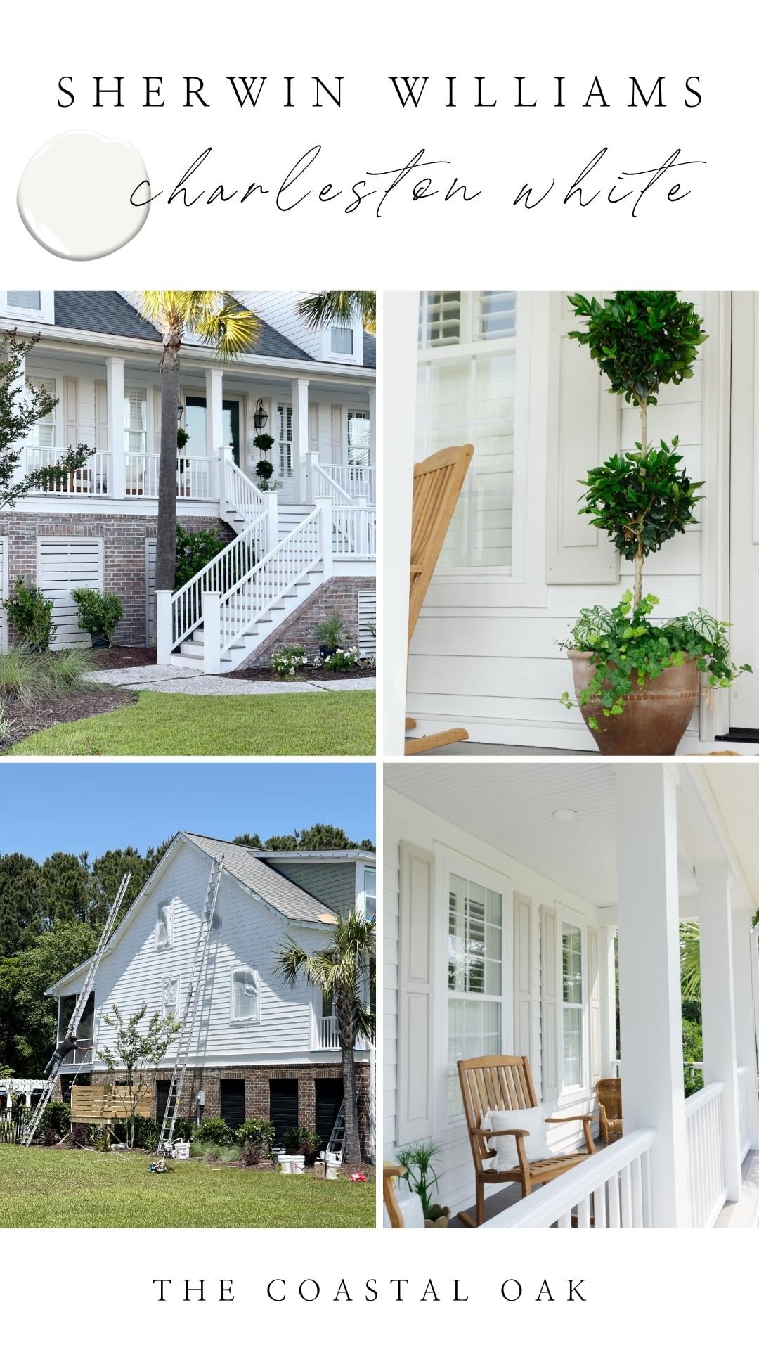 Charleston White (DCR 100) Paint Color | The Coastal Oak