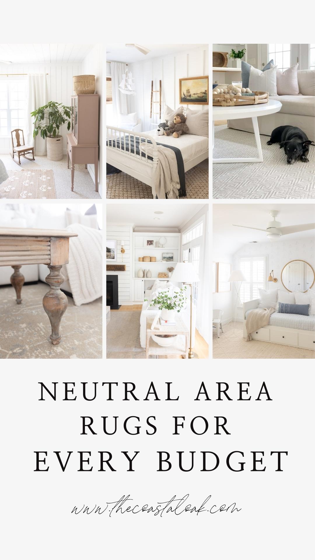 The Best Neutral Rugs | The Coastal Oak