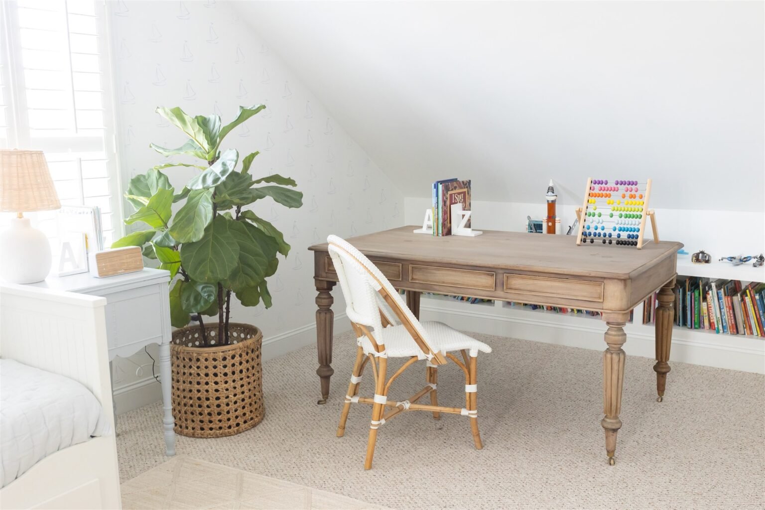 Natural Wood Desk | The Coastal Oak