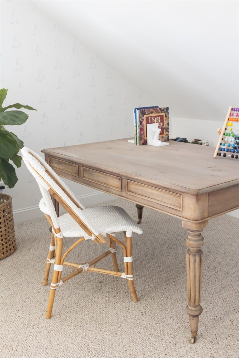 Natural Wood Desk | The Coastal Oak