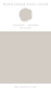 Sherwin Williams Pediment Paint Color | The Coastal Oak
