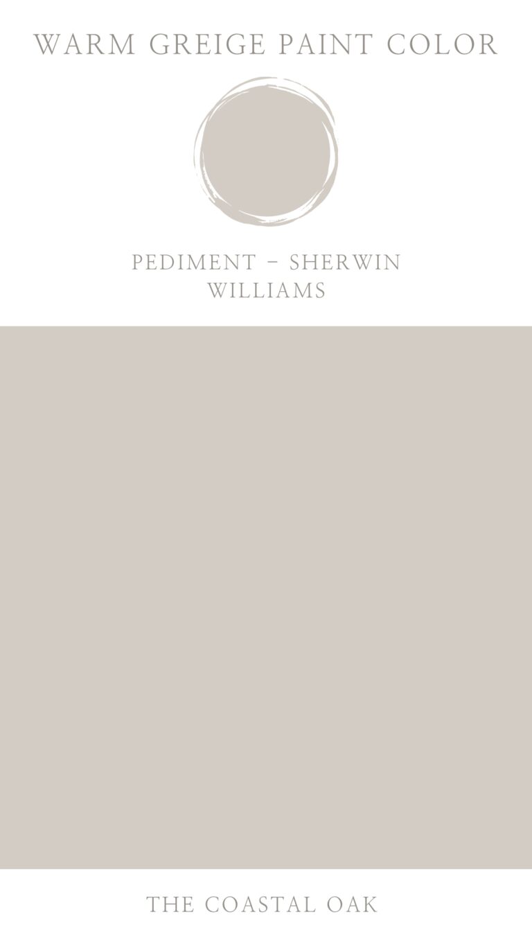 Sherwin Williams Pediment Paint Color | The Coastal Oak