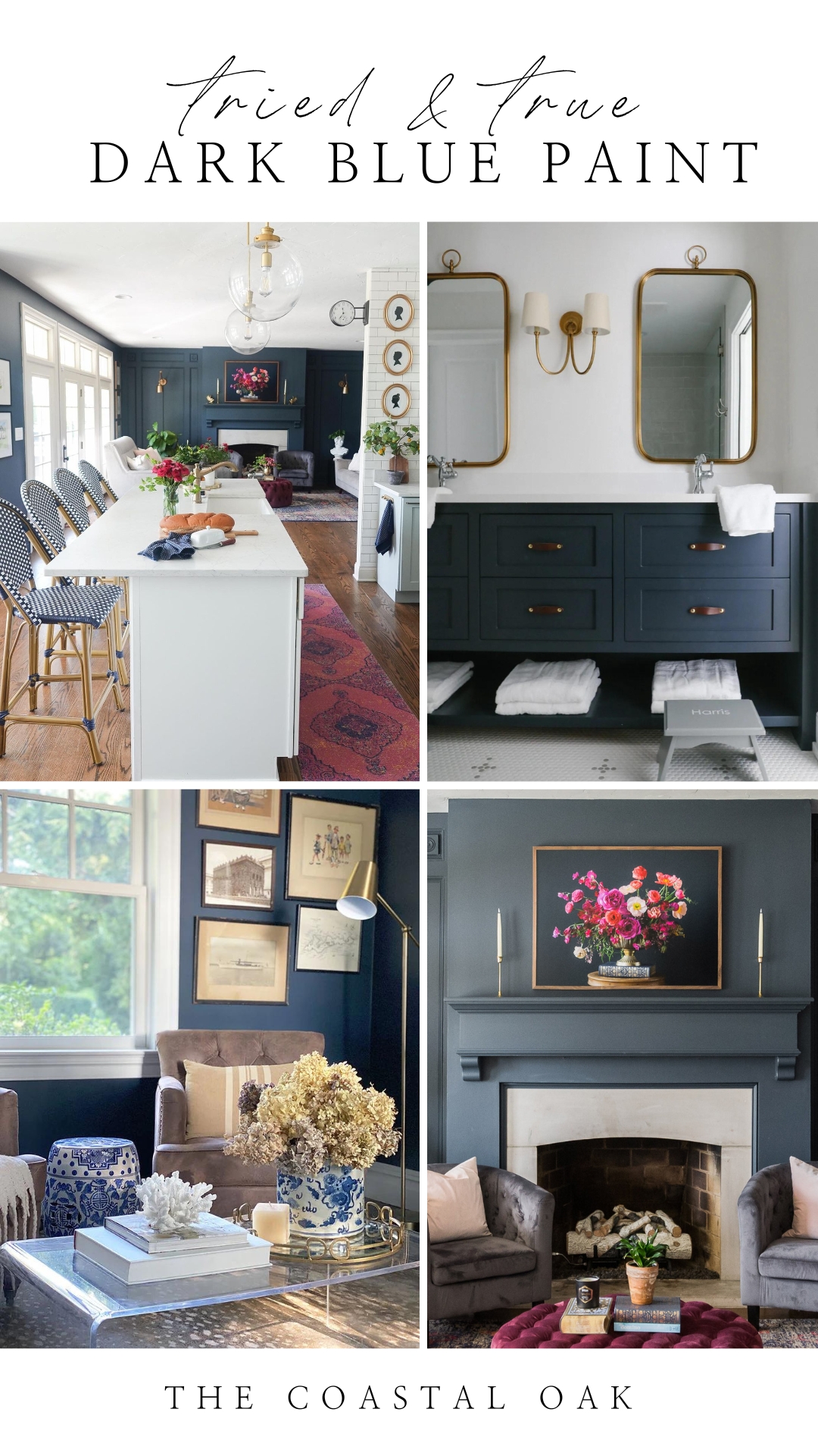 The Best Dark Blue Paint Colors | The Coastal Oak