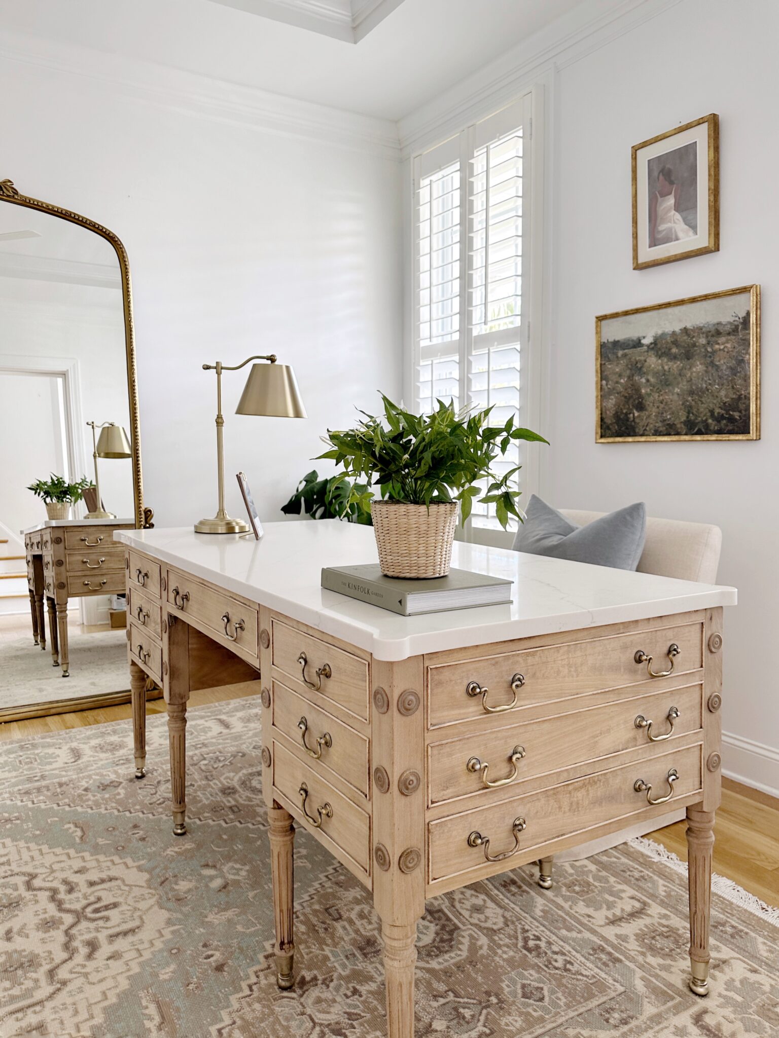 How to Refinish an Antique Writing Desk - The Coastal Oak